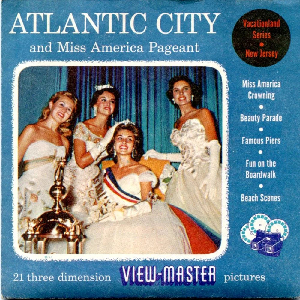 Atlantic City & Miss America Pageant - View-Master 3 Reel Packet - 195 – 3Dstereo.com