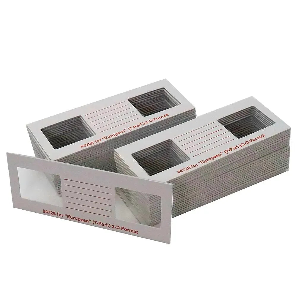Cardboard Slip-In Stereo Slide Mounts - 7 Perf. - Pack of 50 Mounts ...