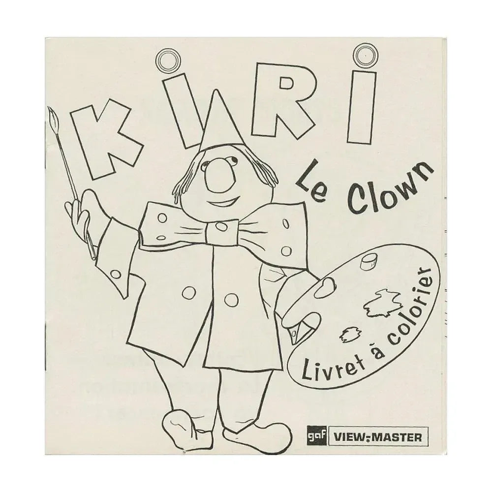 Kiki Le Clown - View-Master 3 Reel Packet - vintage - B449F-BG1 ...