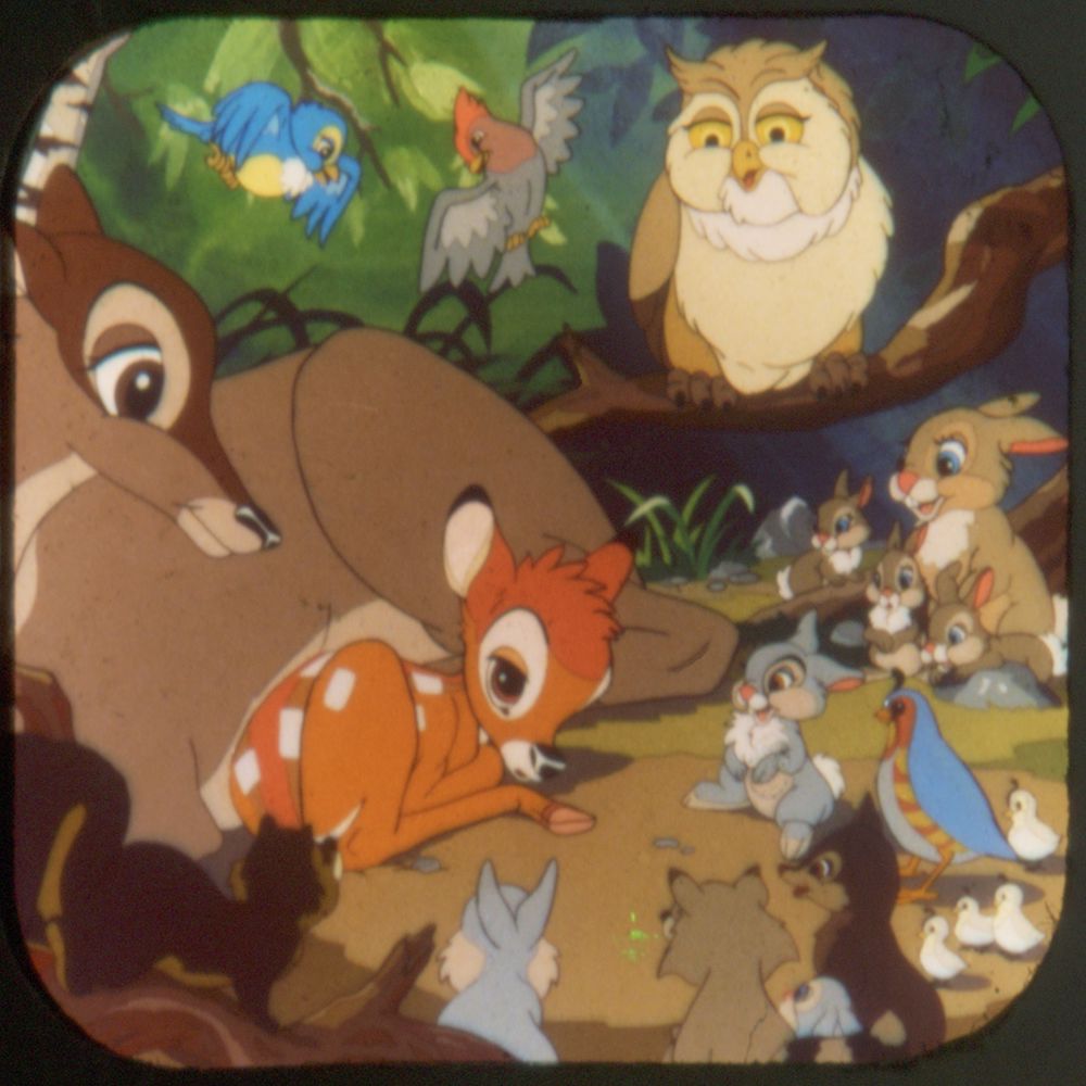 Bambi Disney's - View-Master cartoon 3 Reel Set - NEW – 3Dstereo.com