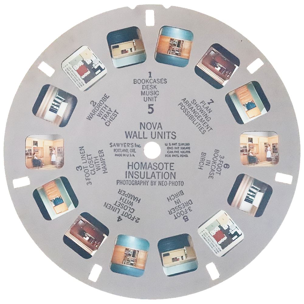 Nova Wall Units Homasote Insulation - View-Master Commercial Reel ...