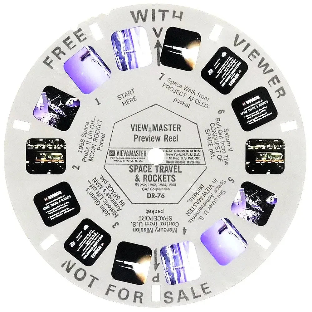 DR 76 - Space Travel & Rockets - View-Master Demonstration Preview Ree ...