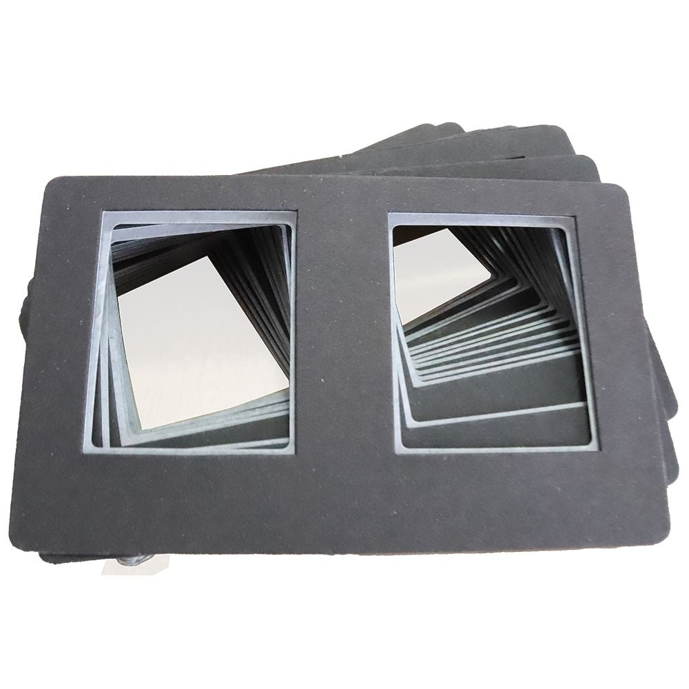Medium Format Cardboard Fold-Over Slide Mounts - Portrait 4.5x6cm - Pa ...