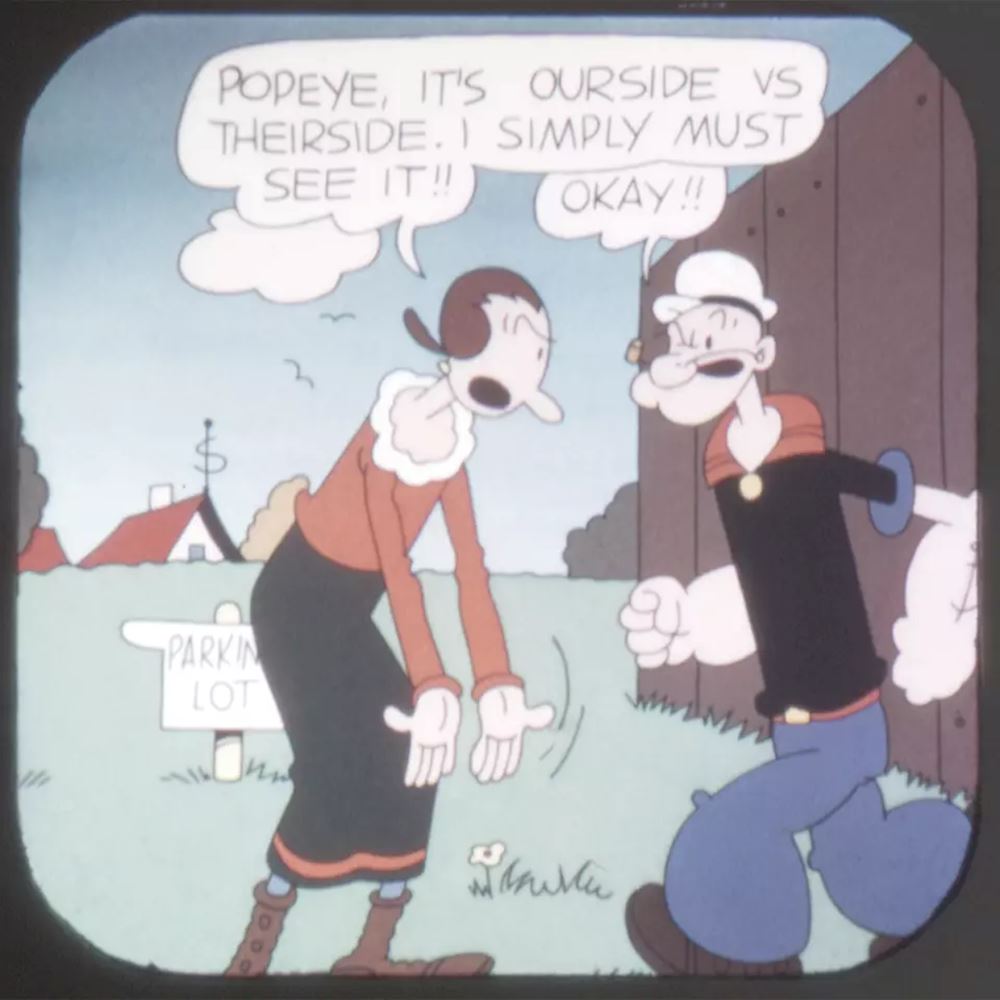 Popeye - View-Master 3 Reel Packet - vintage - B527-S4 – 3Dstereo.com