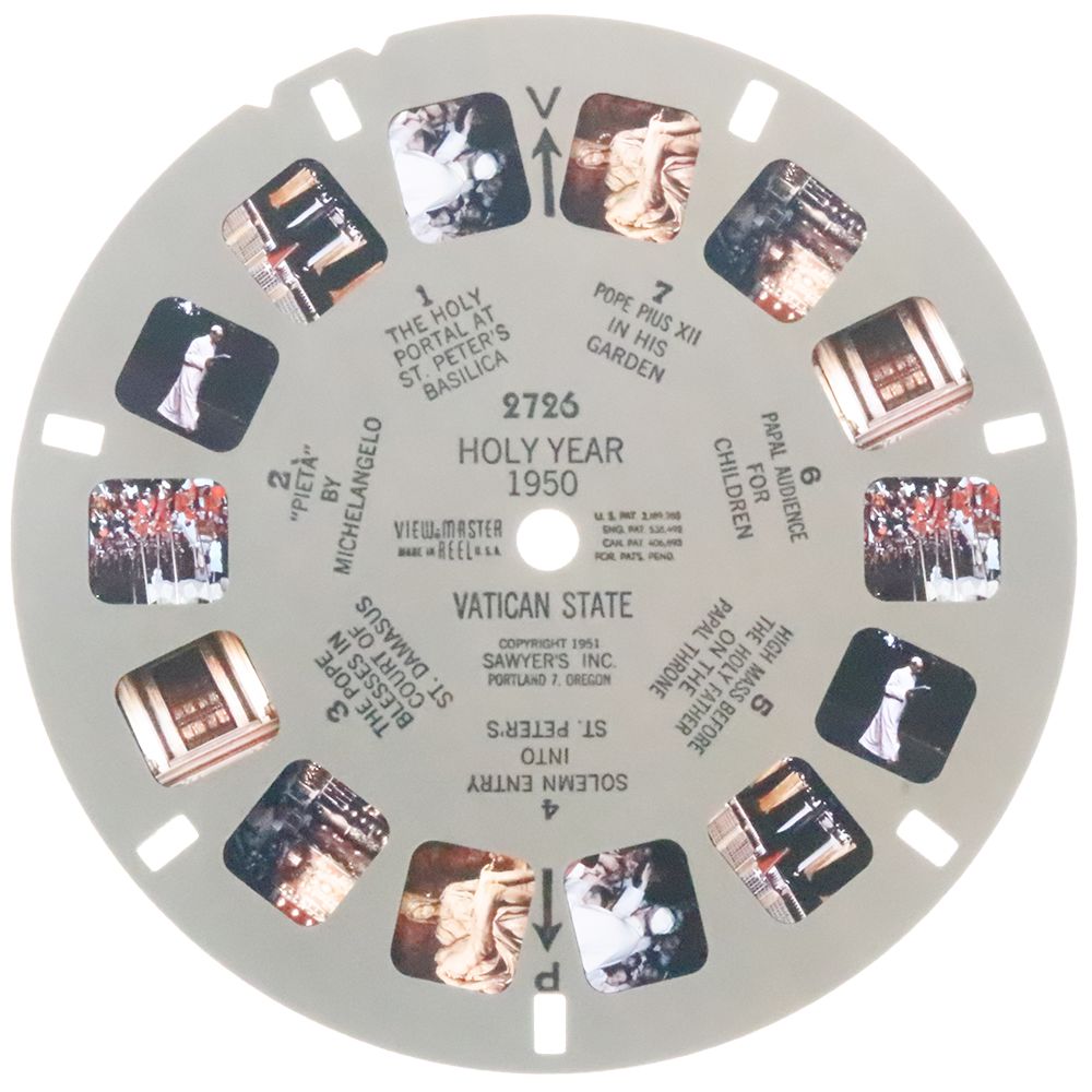 Holy Year 1950 - View-Master Single Reel - vintage - 2726 – 3Dstereo.com