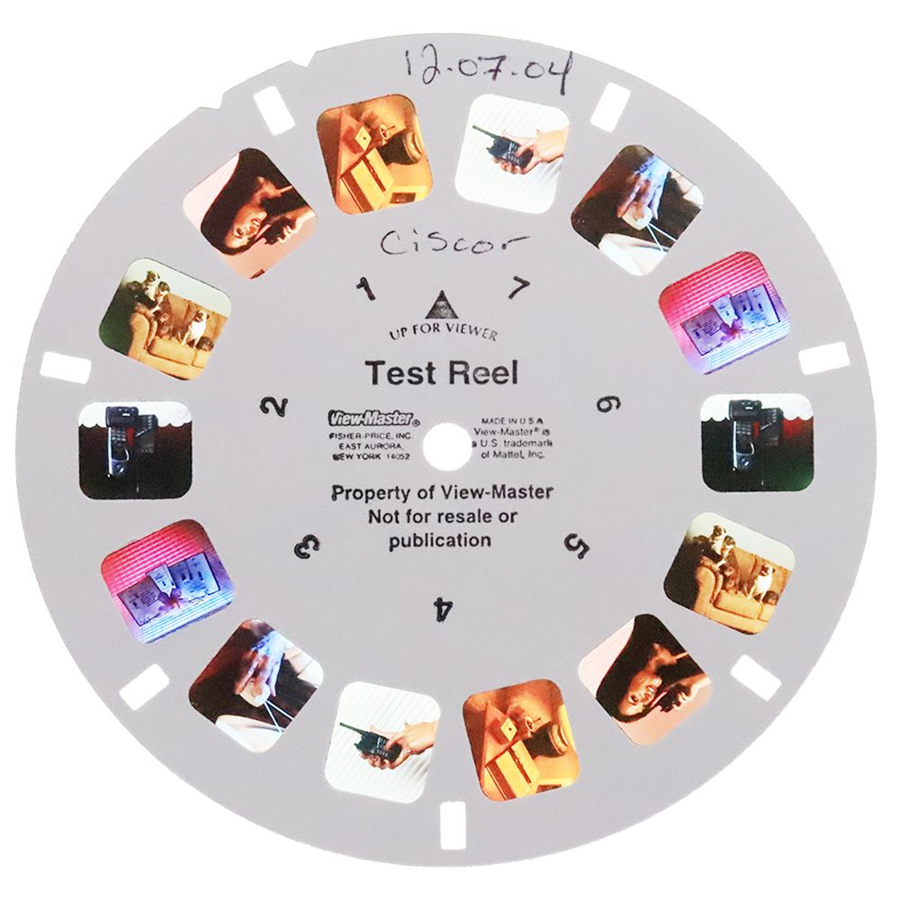 Ciscor - View-Master Test Reel - vintage – 3Dstereo.com