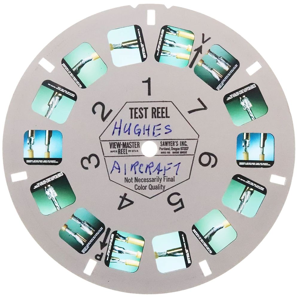 Hughes Aircraft - View-Master Test Reel - vintage – 3Dstereo.com