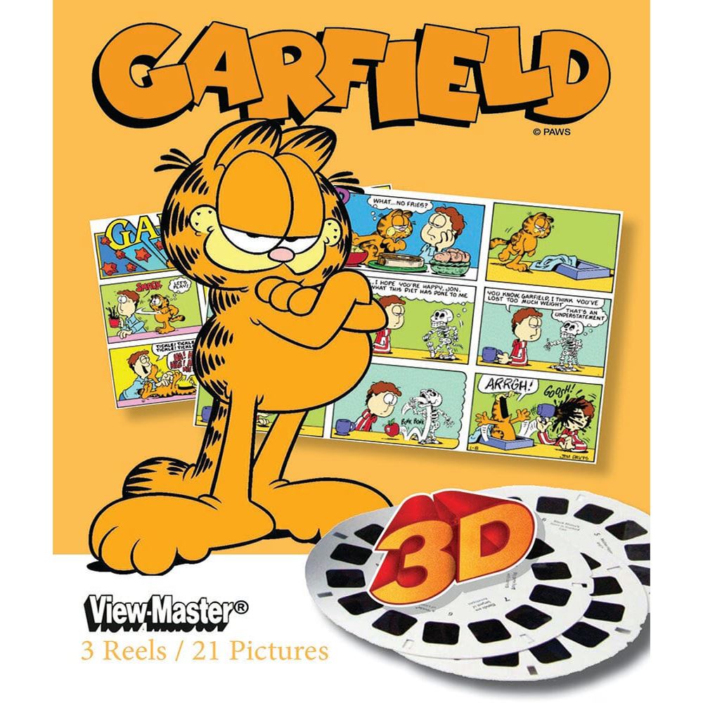 Garfield - View-Master 3 Reel Set - NEW – 3Dstereo.com
