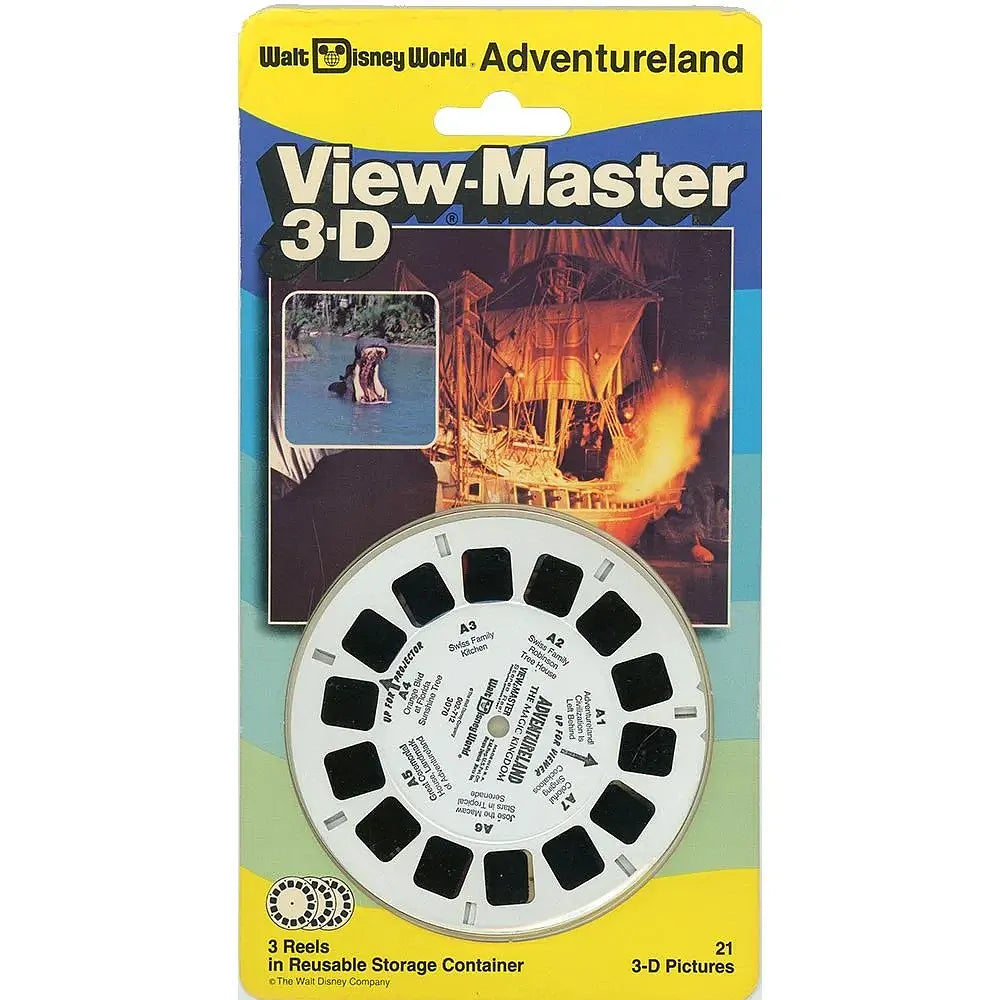 Adventureland - Disney World - View-Master 3 Reel Set on Card - NEW ...