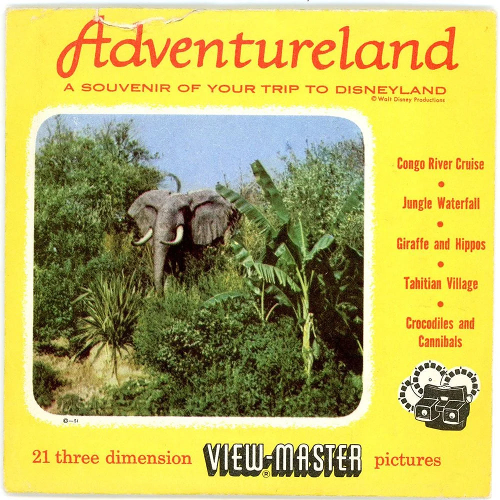 Adventureland - View-Master- Vintage - Souvenir 3 Reel Packet - 1950s ...
