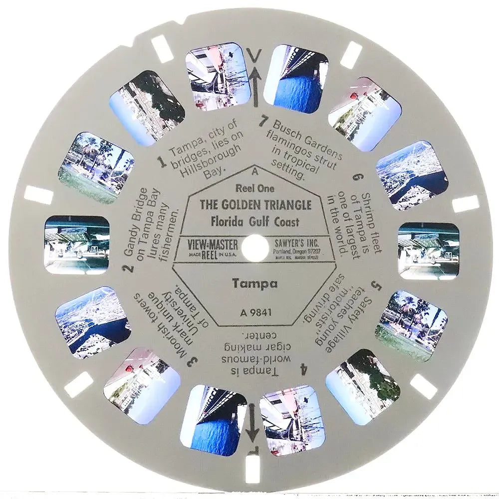 Golden Triangle - View-Master 3 Reel Packet - 1968 - vintage - (zur Kl ...