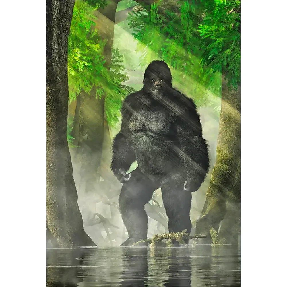 BIGFOOT - 2 Image 3D Magnet for Refrigerator, Whiteboard, Locker ...