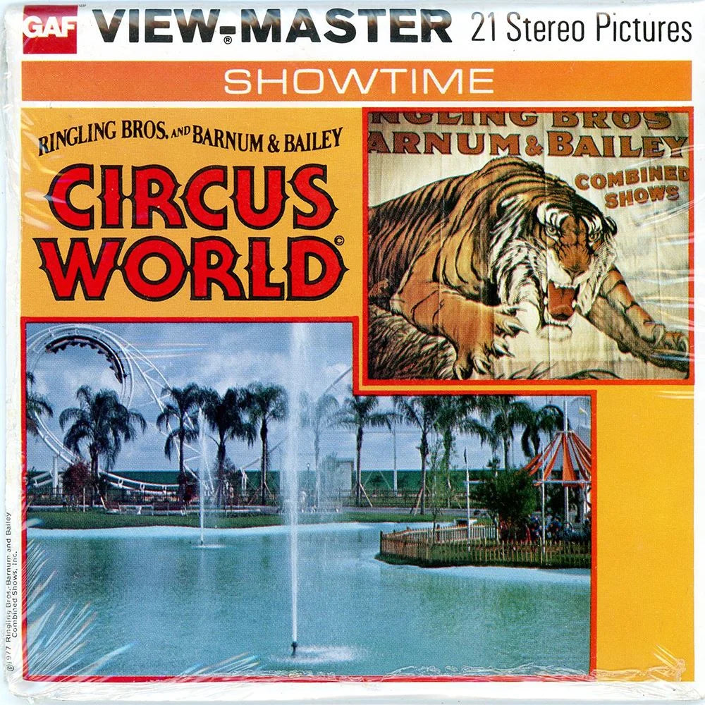 Circus World - View-Master 3 Reel Packet - 1970s Views - Vintage - (PK ...