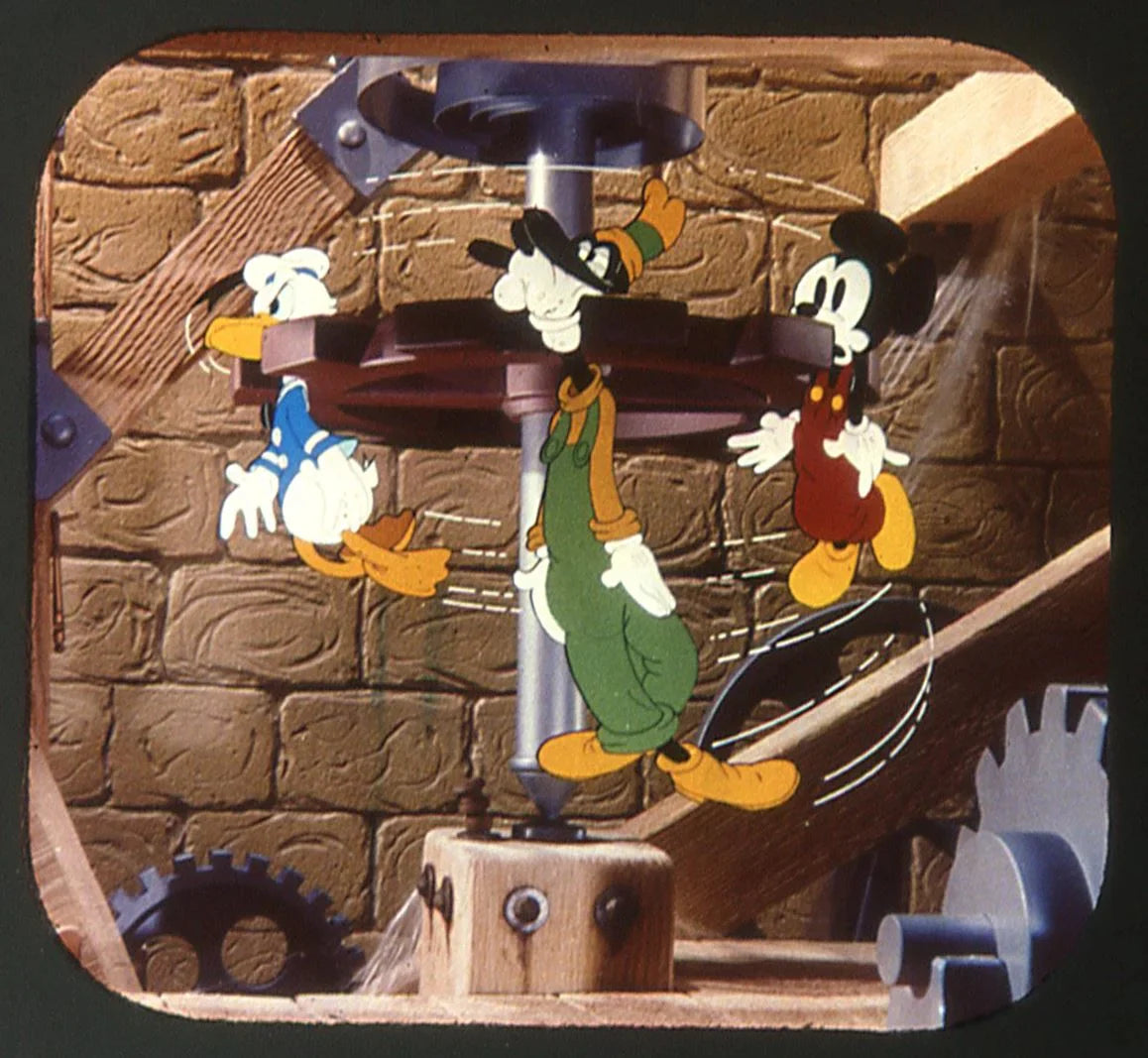 Mickey, Donald, Goofy - Clock Cleaners - View-Master 3 Reel Set - NEW ...