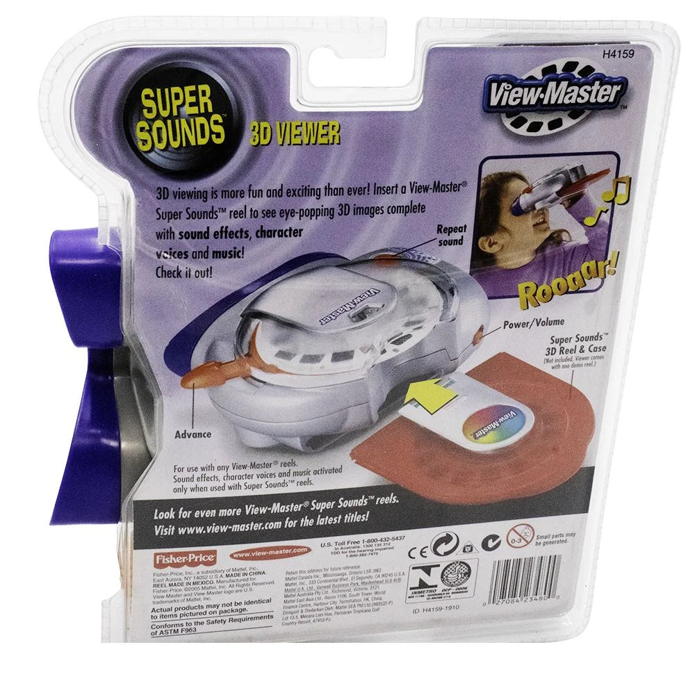 View-Master Super Sounds (Talking) Viewer w/Demo Cartridge- NEW ...
