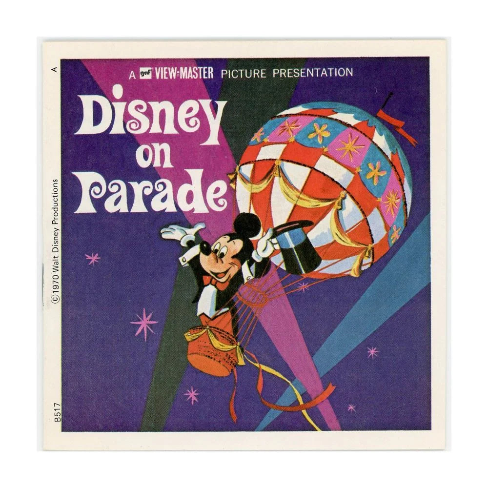 Disney on Parade - ViewMaster - 3 Reel Packet - 1970s – 3Dstereo.com