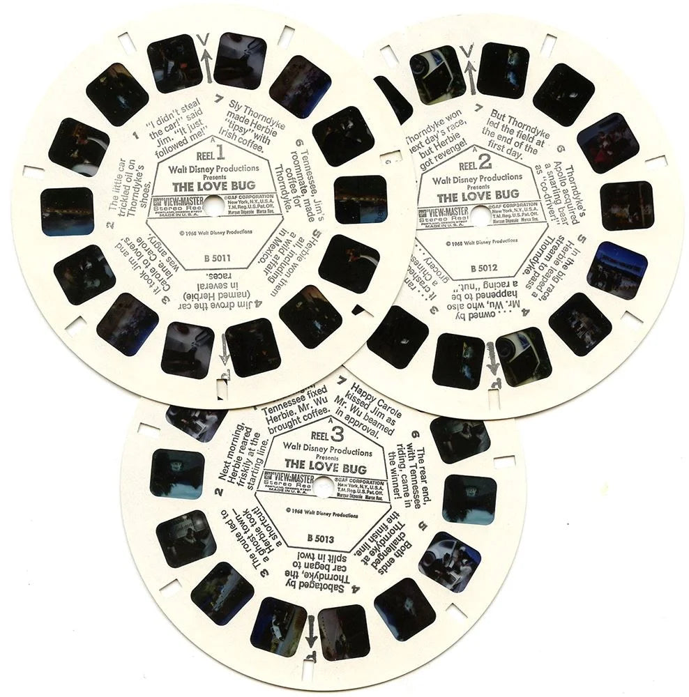 Disney's The Love Bug - ViewMaster 3 Reel Packet – 3Dstereo.com