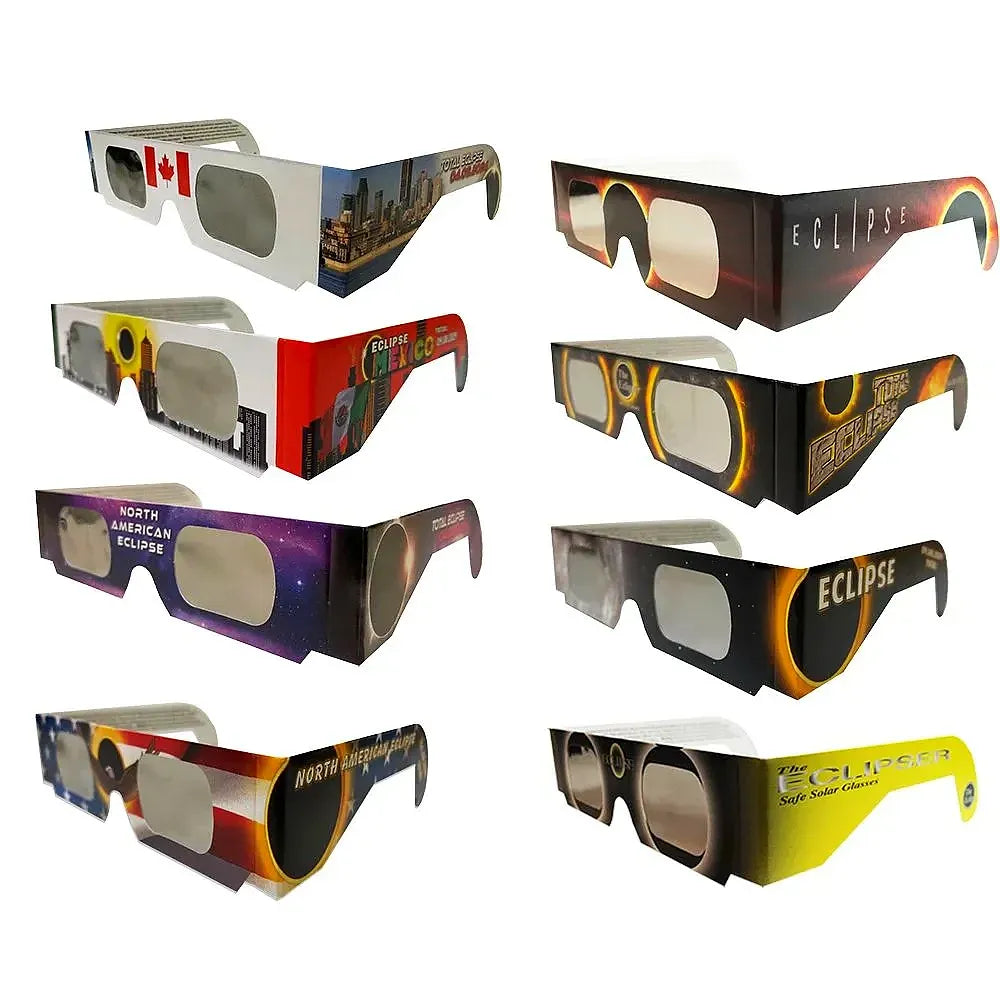 Souvenir Eclipse Glasses 'Deluxe Assortment' - 8 pair - AAS & CE Appro ...