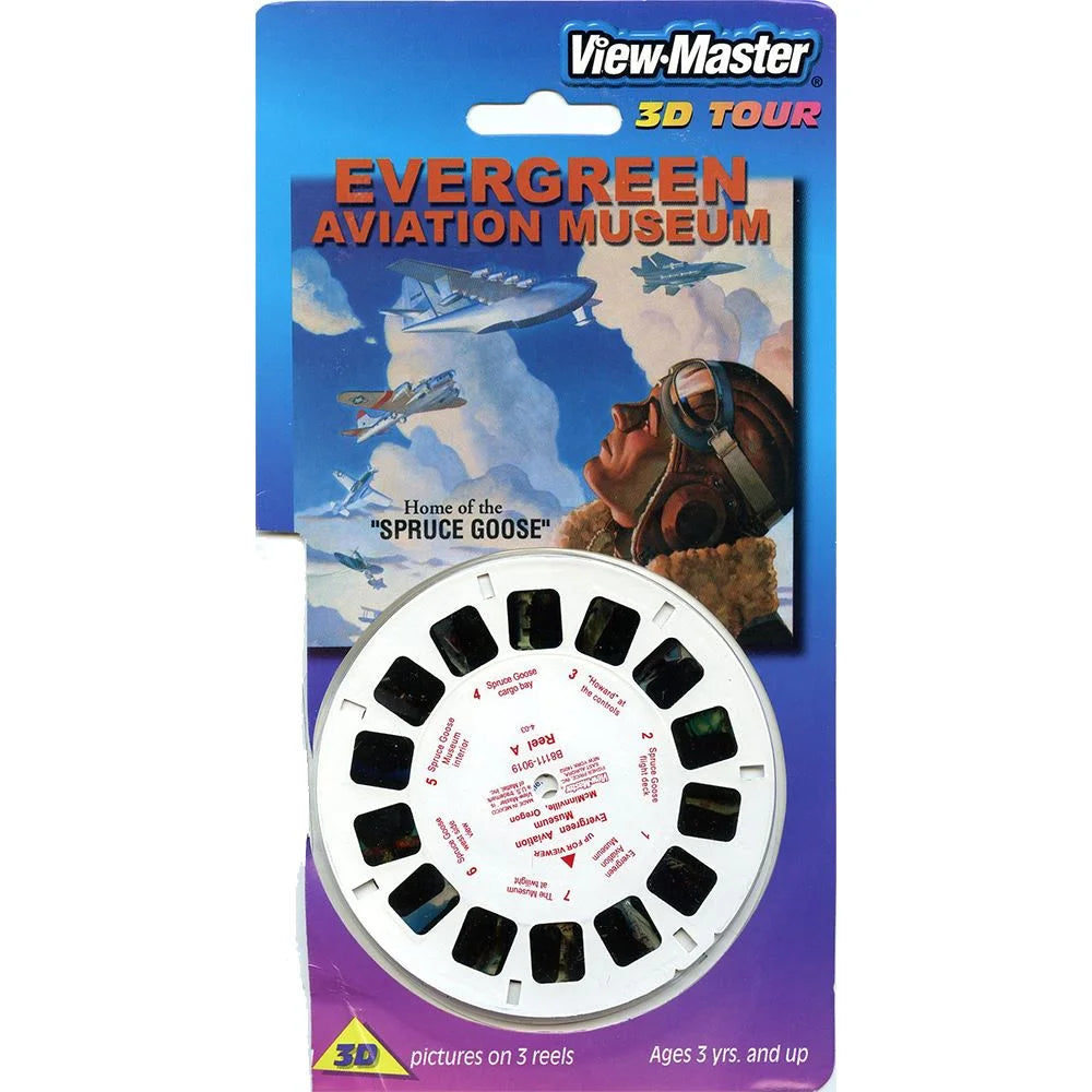 Evergreen Aviation Museum - View-Master 3 Reel Set on Card - vintage ...