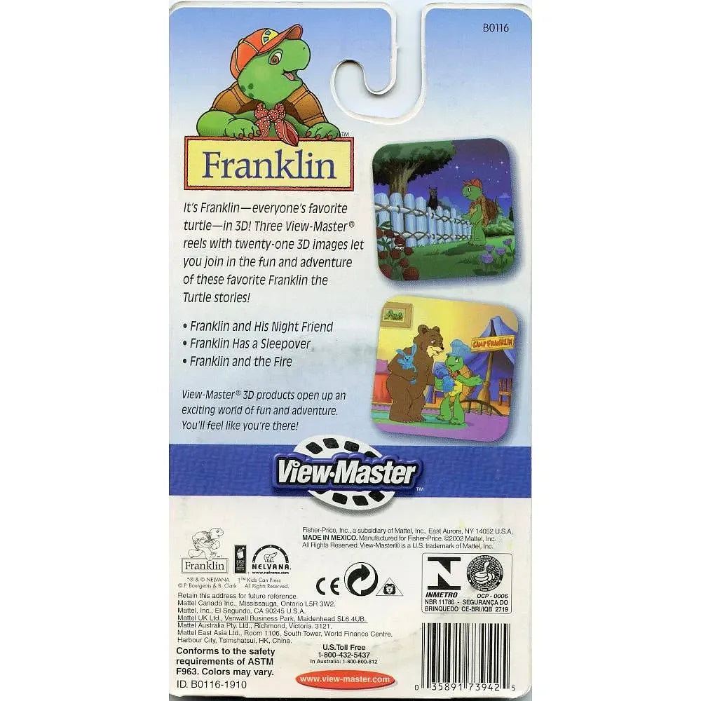 Franklin - View-Master 3 Reel Set on Card - NEW - (VBP-0116) – 3Dstereo.com