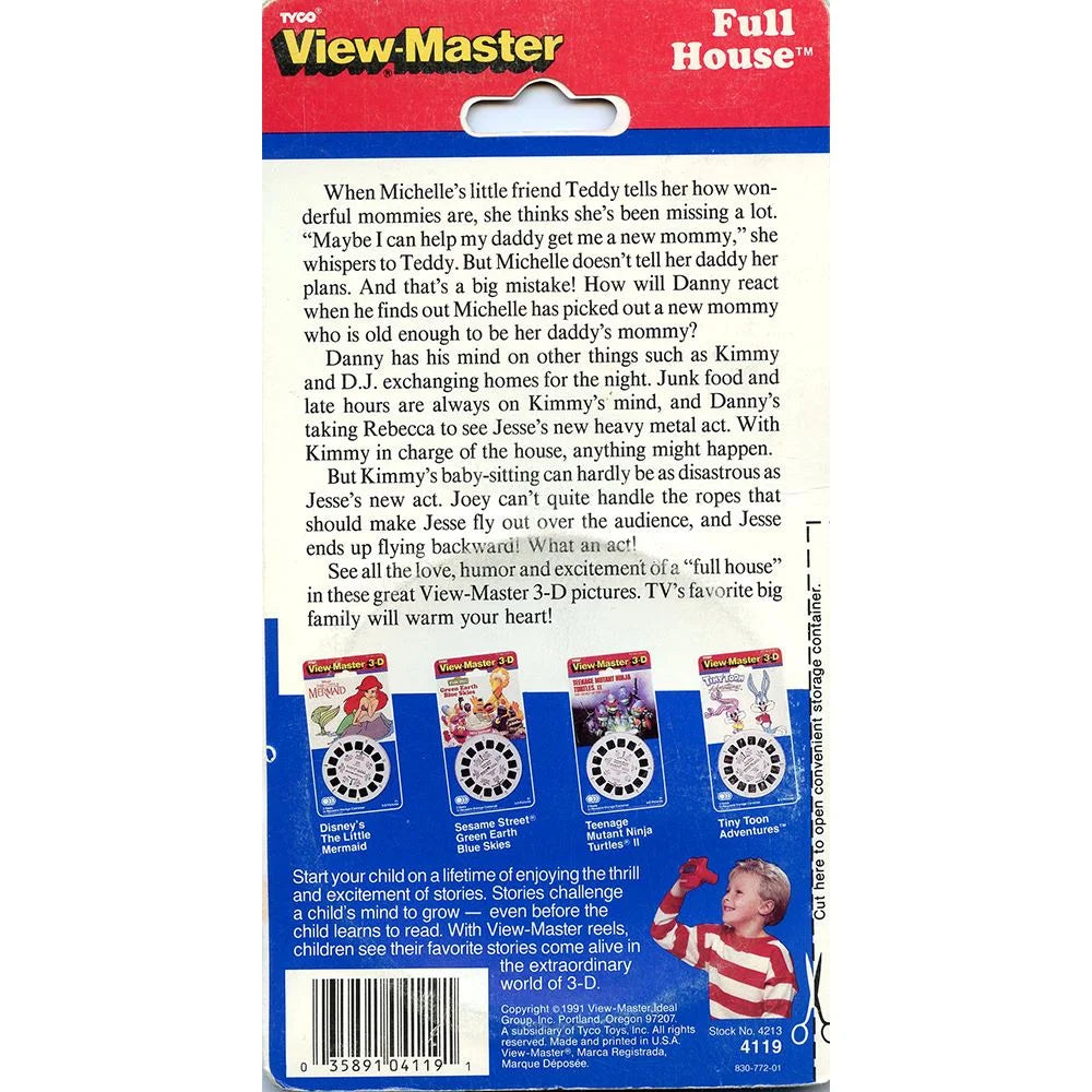 Full House - View-Master 3 Reel Set on Card -NEW - (4119) – 3Dstereo.com