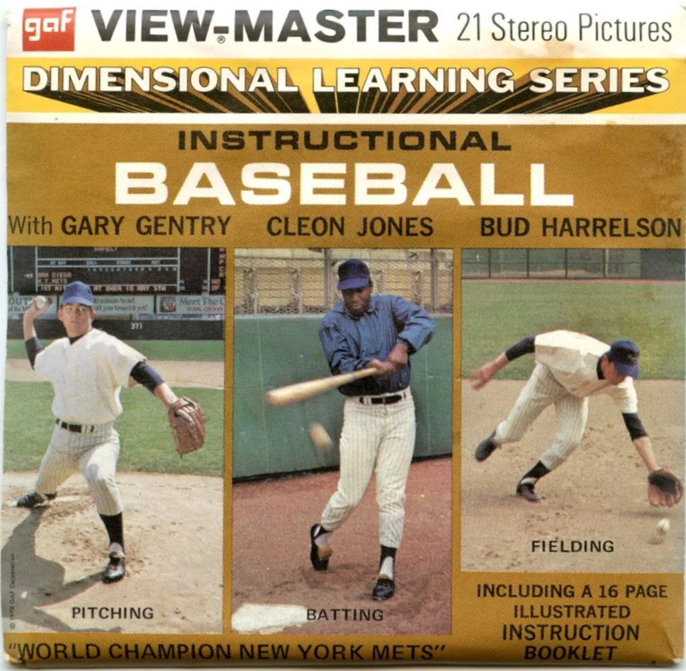 Instructional Baseball - View-Master 3 Reel Packet - 1970s - vintage ...