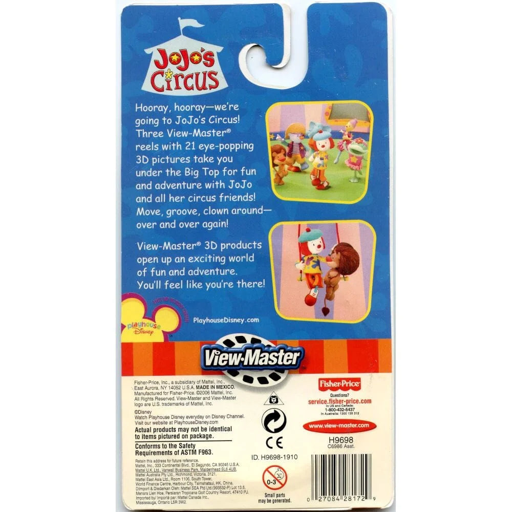 Jojo's Circus - View-Master 3 Reel Set on Card - NEW - (H9698 ...