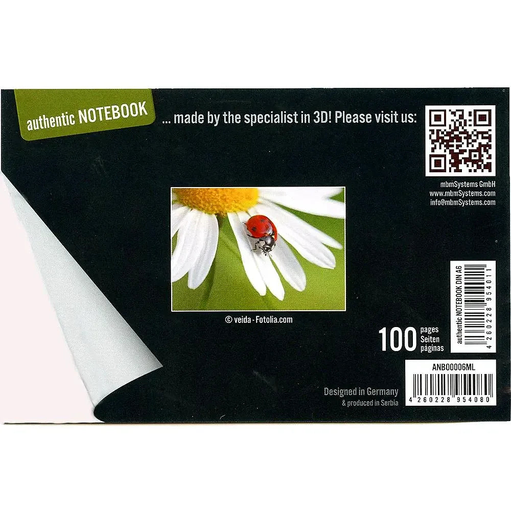 LADYBUG ON DAISY - Two (2) Notebooks with 3D Lenticular Covers - Unlin ...