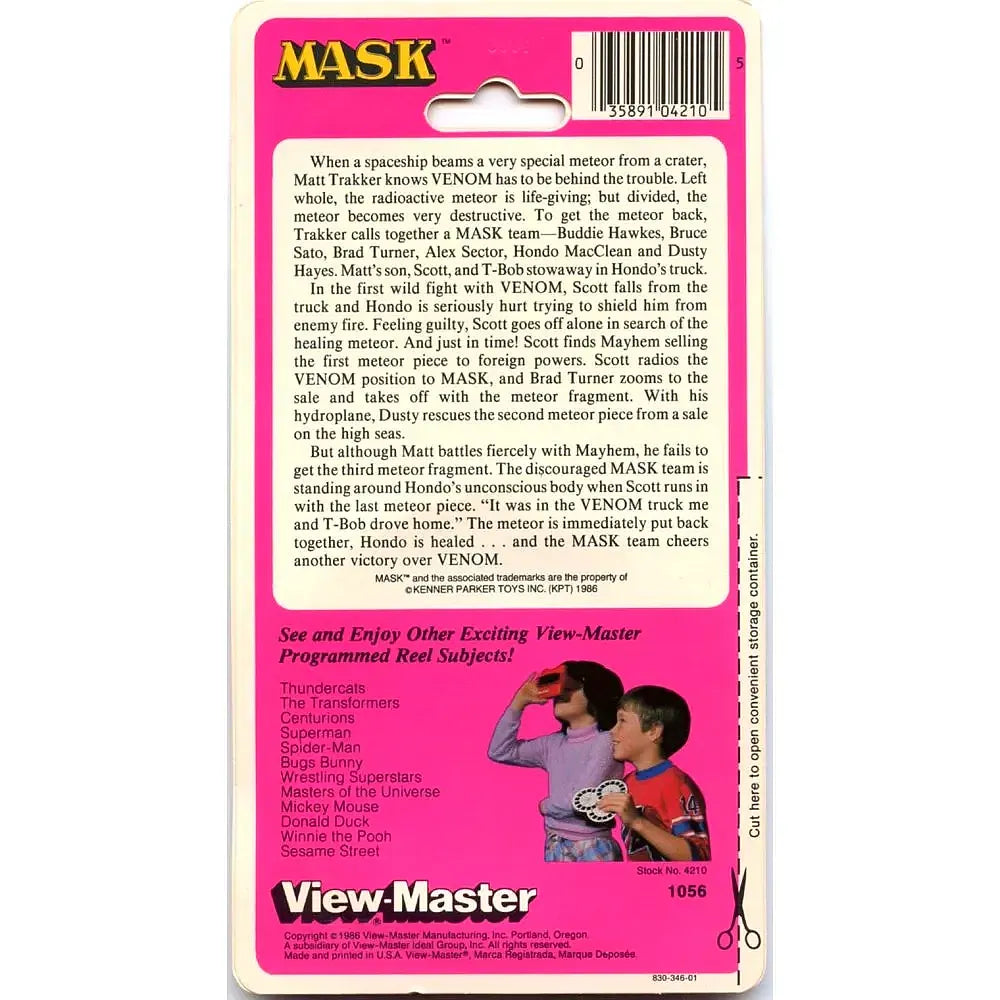 Mask - View-Master - 3 Reels on Card - New – 3Dstereo.com