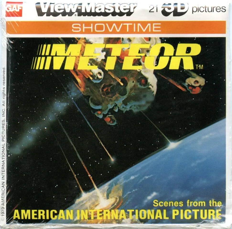 Meteor - View-Master 3 Reel Packet - 1970s - Vintage - (PKT-K46-G6mint ...