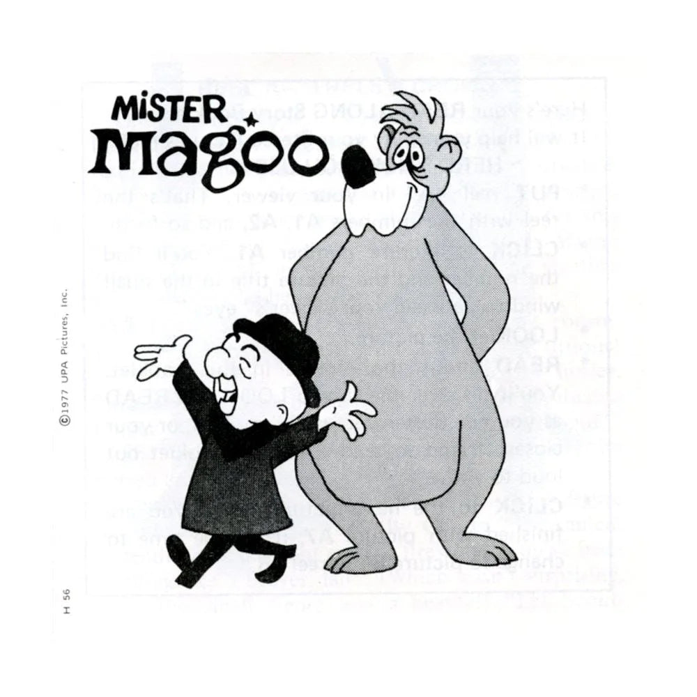 Mister Magoo - View-Master 3 Reel Packet - 1970s - Vintage - (ECO-H56 ...