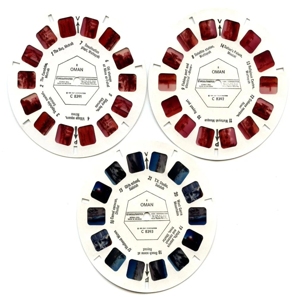 Oman - View-Master 3 Reel Set on Card - (zur Kleinsmiede) - (BC839-123 ...