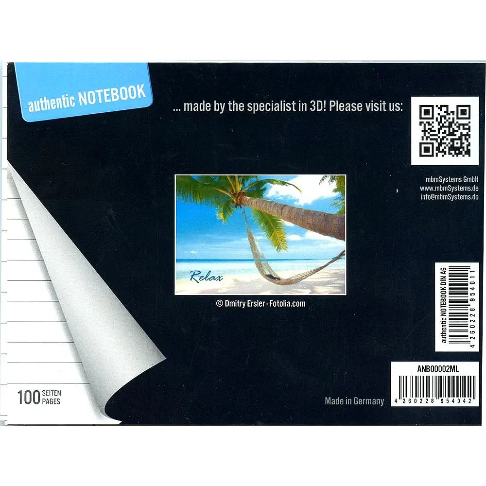 RELAX - Two (2) Notebooks with 3D Lenticular Covers Lined Pages - NEW ...