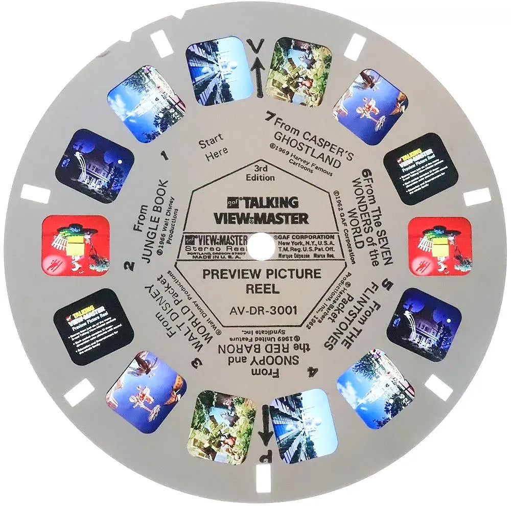 Talking View-Master Preview Picture Reel - Commercial Reel – 3Dstereo.com