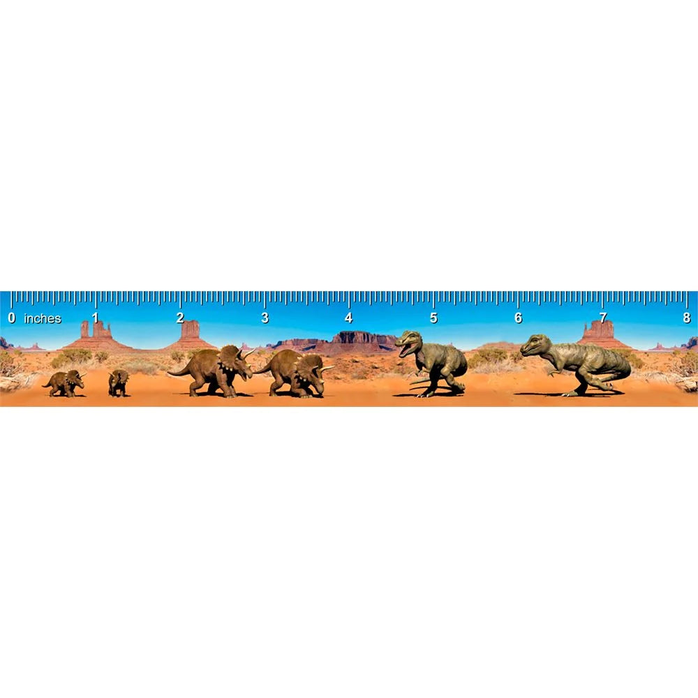 Triceratops and Tyrannosaurus Rex - 3D Lenticular Bookmark Ruler - NEW ...