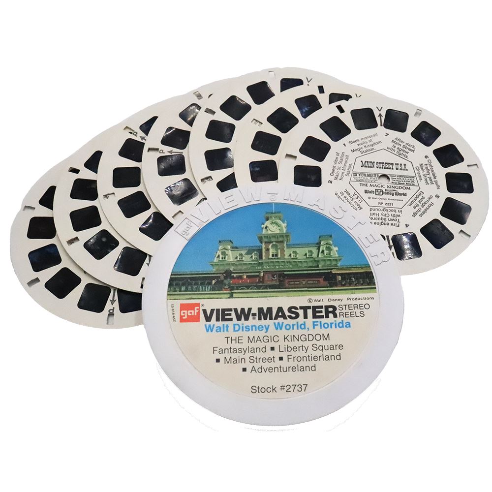 Walt Disney World, Florida - 7 View-Master - vintage - 3D Reels Plus S ...