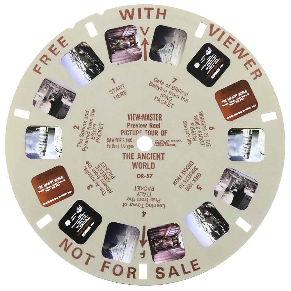 DR-57S - The Ancient World - View-Master Single Reel - vintage - (DR-5 ...