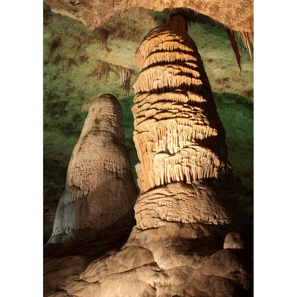 Hall of Giants, Carlsbad Caverns - 3D Lenticular Postcard Greeting Car ...