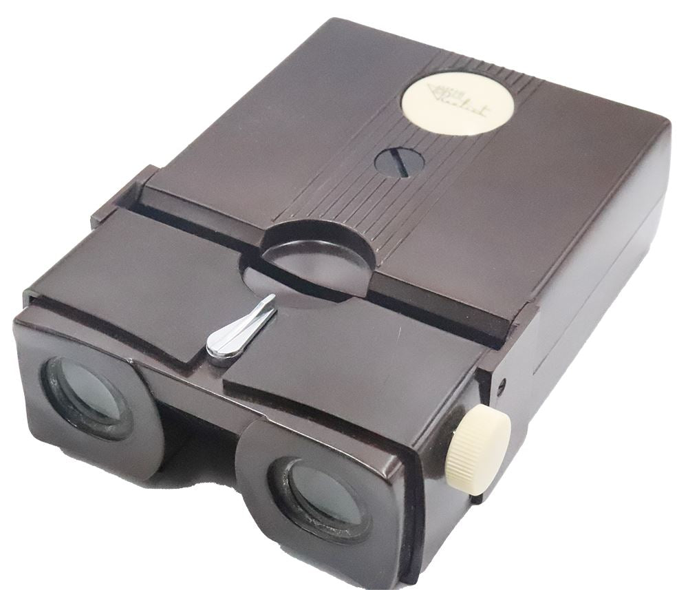 Brown Realist White Button Stereo Slide Viewer - Refurbished - vintage ...