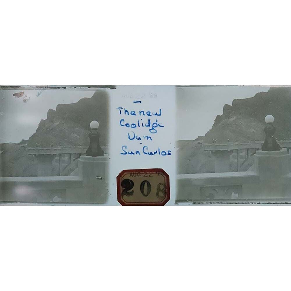 New Coolidge Dam, San Carlos - Stereo Slide - Glass Mount - 45x107mm ...