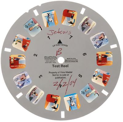 Jetsons - View-Master Test 3 Reel Set - vintage – 3Dstereo.com