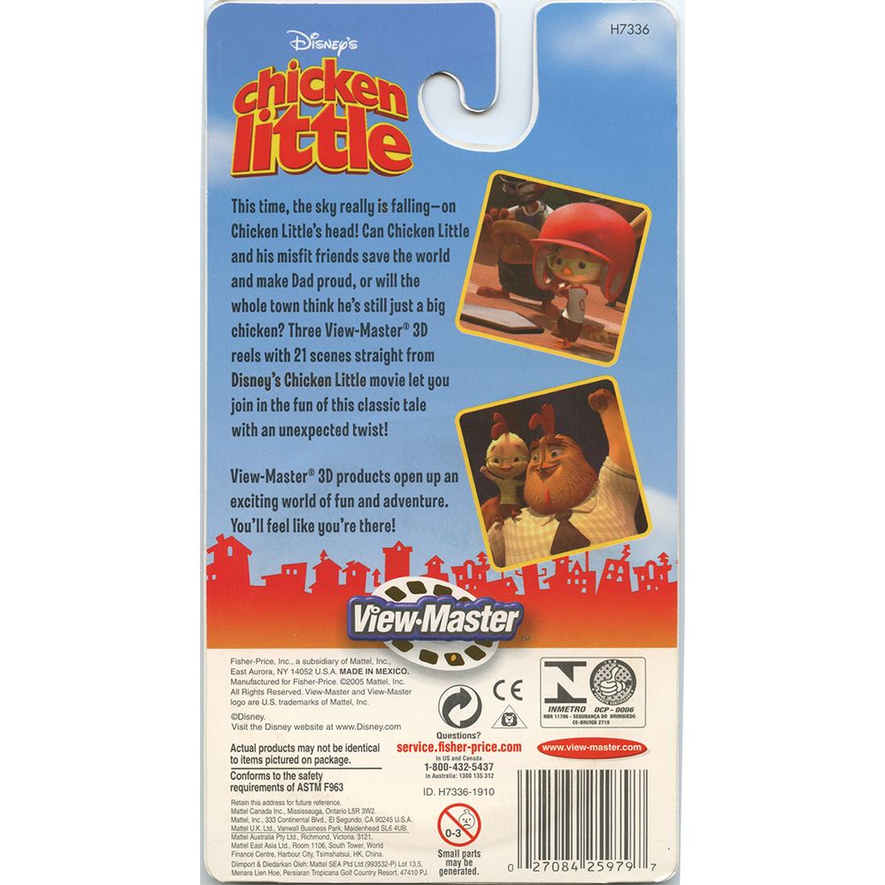 Chicken Little - View-Master 3 Reel Set on Card - NEW - H7336 ...