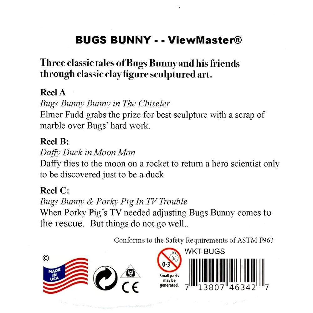 Bugs Bunny - Clay Figure Sculpture - View-Master 3 Reel Set - NEW - (W ...