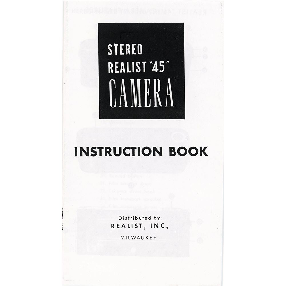 REALIST Stereo Camera 45 - Instructions - Facsimile – 3Dstereo.com